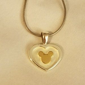 Disney | Jewelry | Mickey Mouse Gold And Silver Necklace | Poshmark